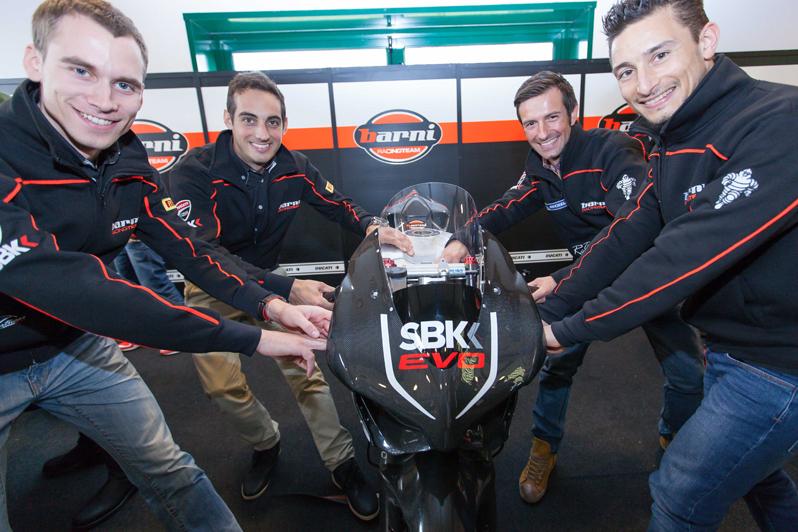SBK e CIV 2014, presentazione Barni Racing Team