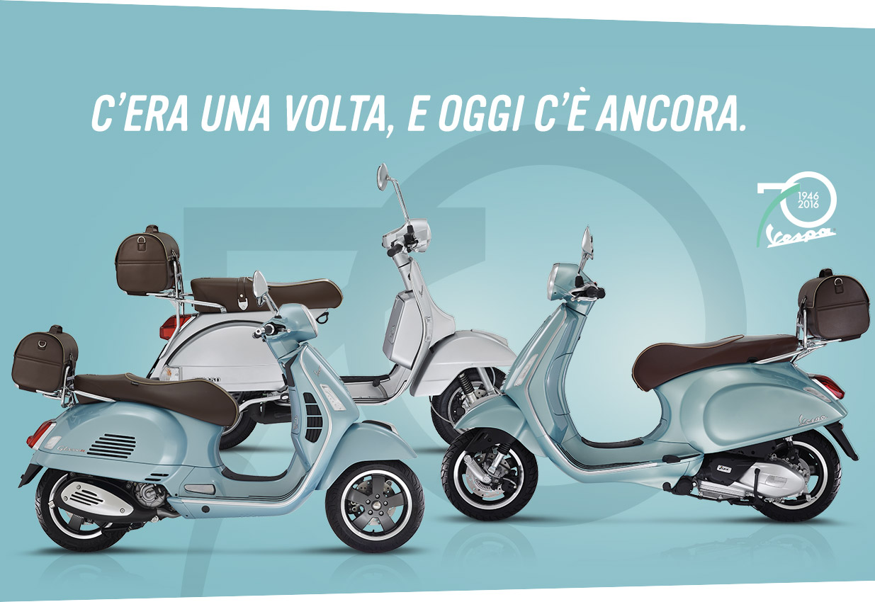 Vespa 70° Anniversario: promozioni e nuove versioni speciali