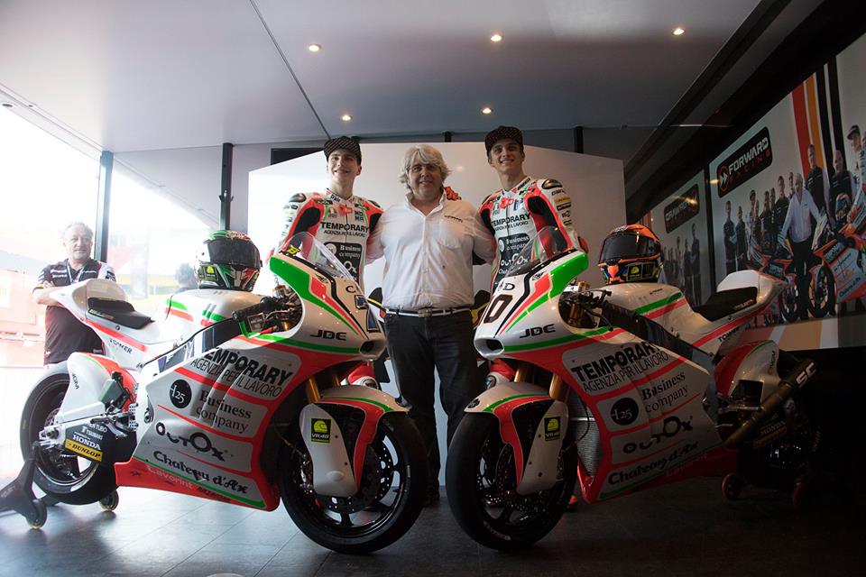 Moto2 2016, livree italiane per il Forward Racing Team