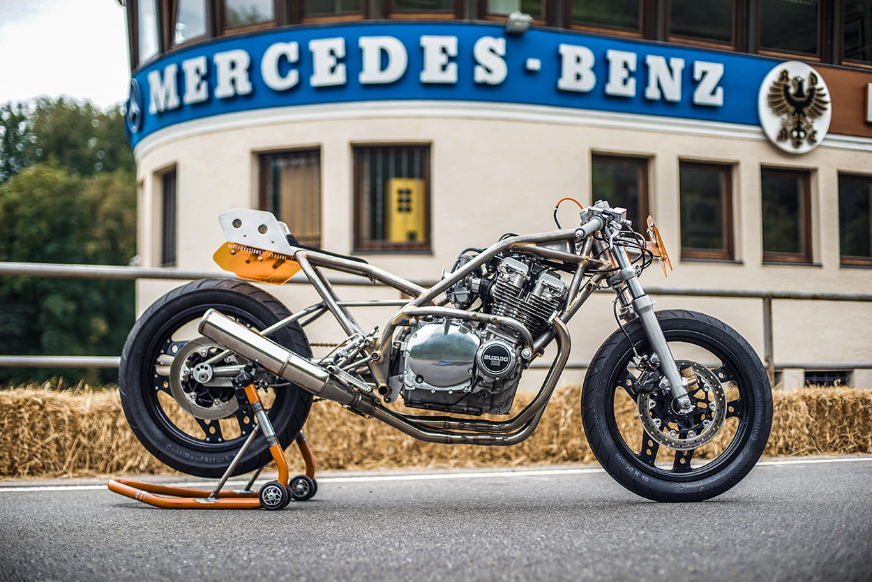 Berham Customs Harris-Suzuki GSX1100, la piuma che ha vinto a Glemseck