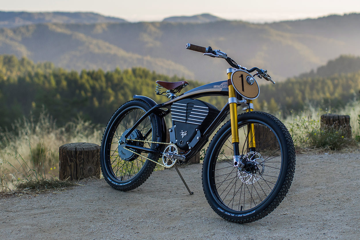 Vintage Electric Scrambler, metà bici metà moto