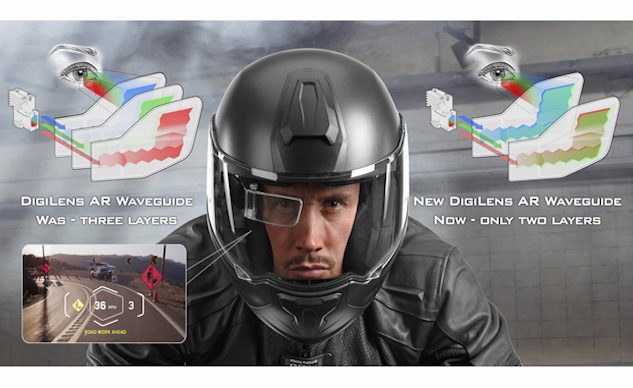 Con Digilens, il casco diventa intelligente