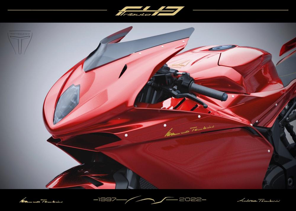 MV Agusta F43 Tributo per ricordare Massimo Tamburini